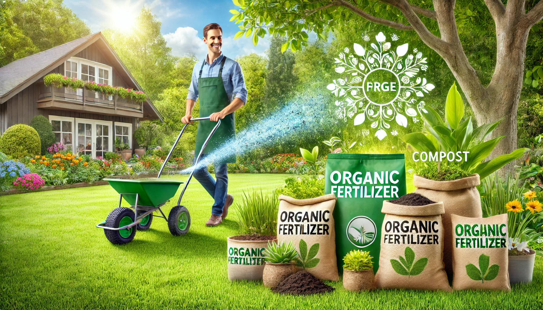 Organic fertilizers are derived from natural materials like plant ...